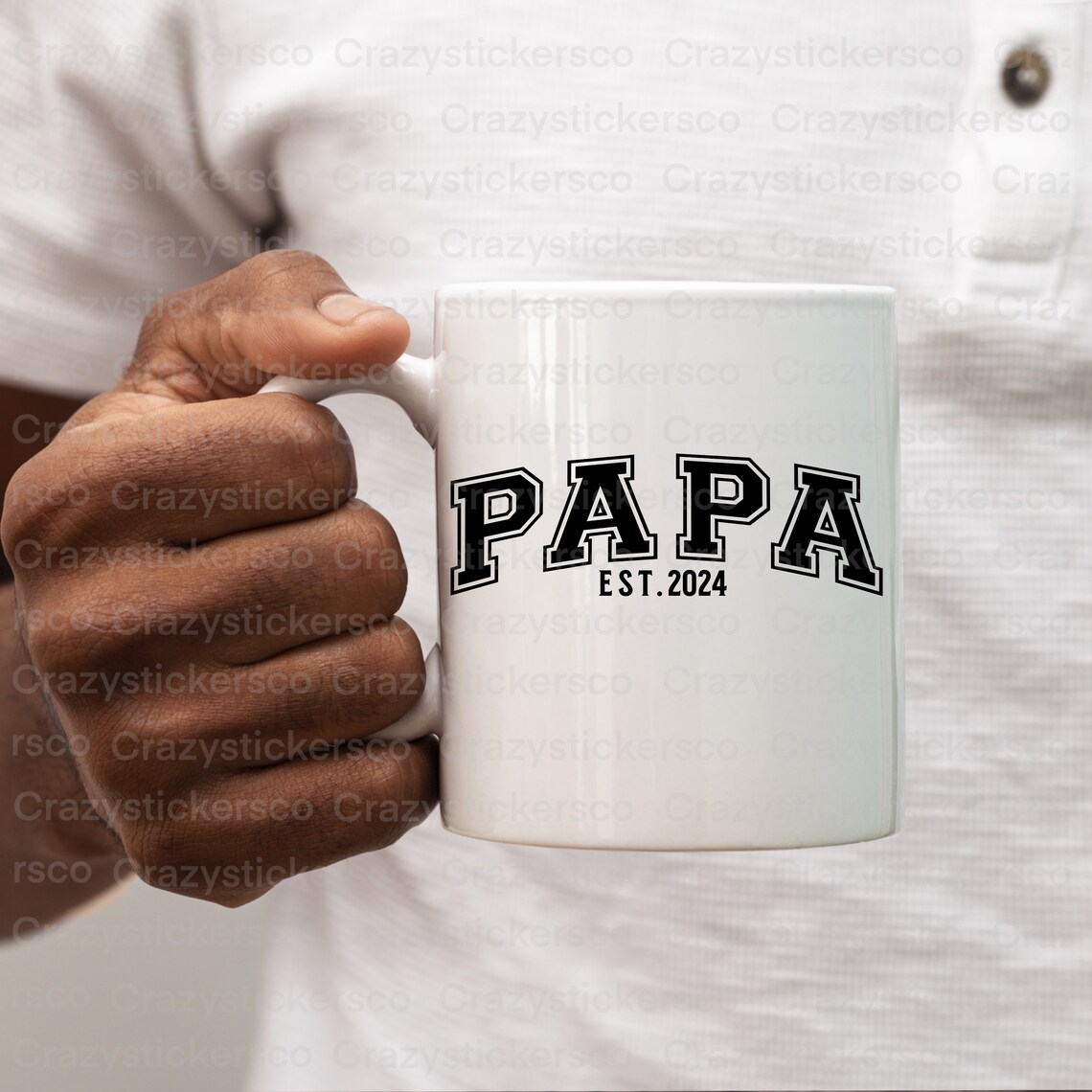 Papa Varsity Curved Est 2024 SVG , Varsity Curved Papa PNG , Papa Since ...