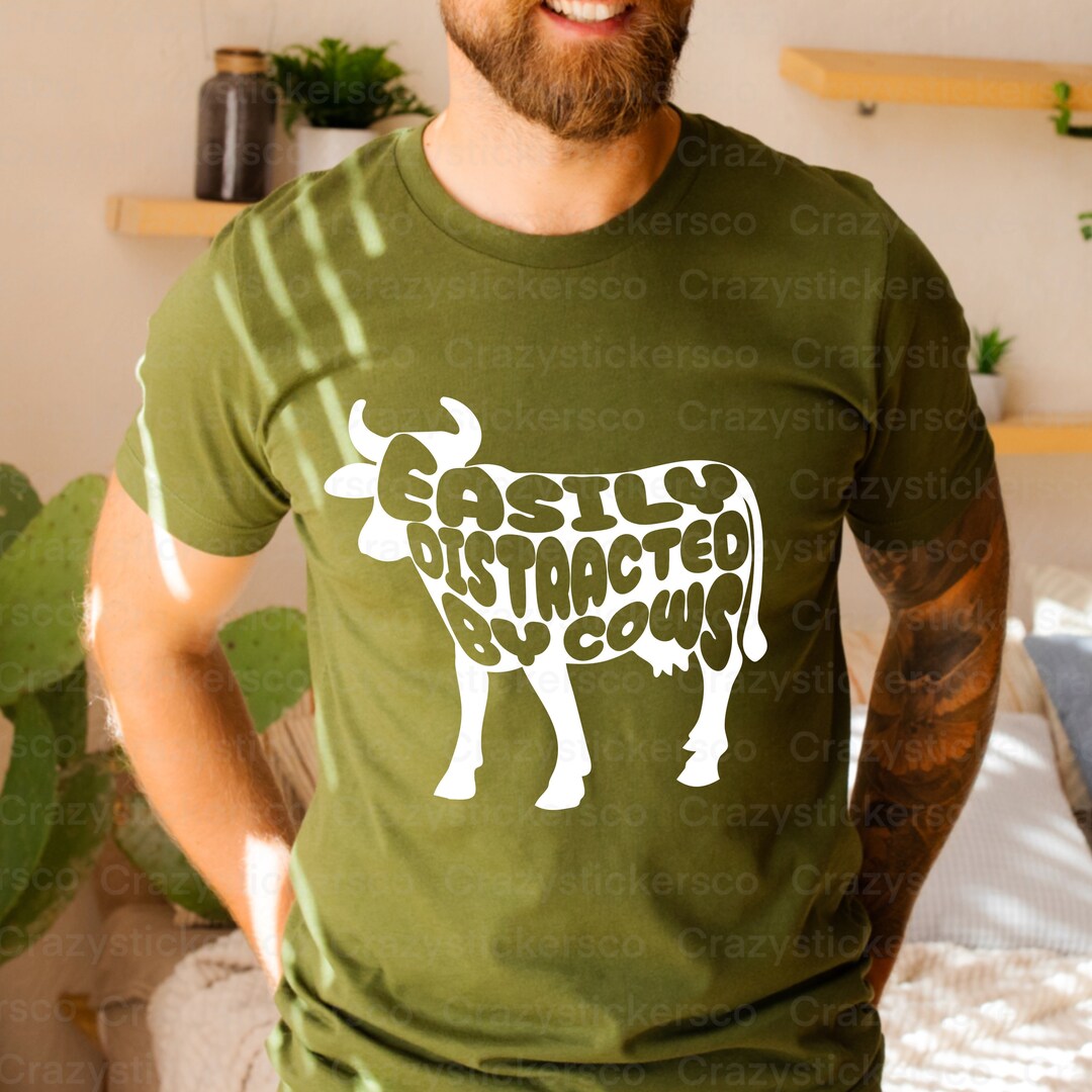 Easily Distracted by Cows PNG , Easily Distracted by Cows SVG , Cow ...