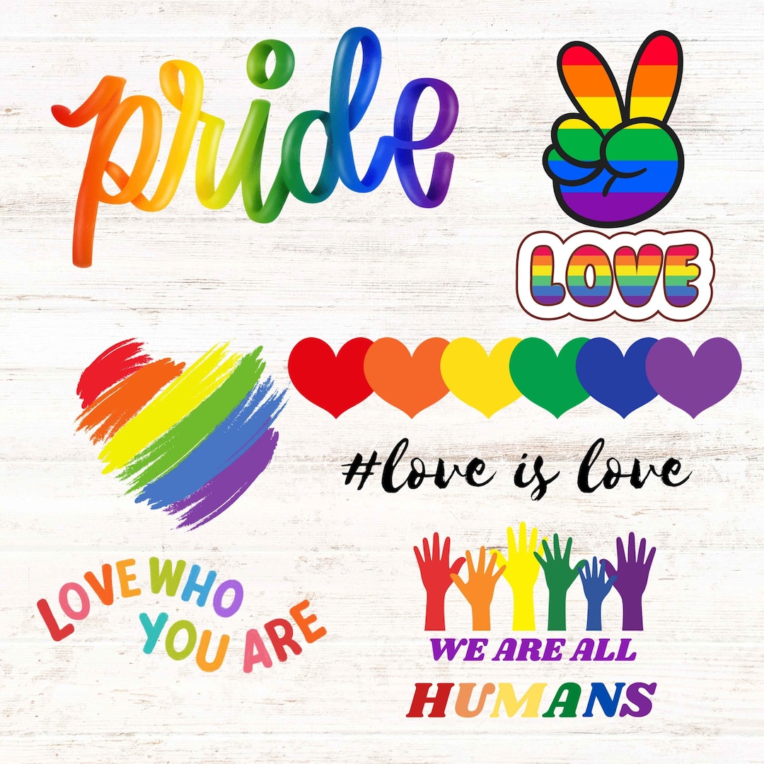 Pride Bundle 14 PNG Graphic Image , LGBTQ Pride PNG , Pride Sublimation ...