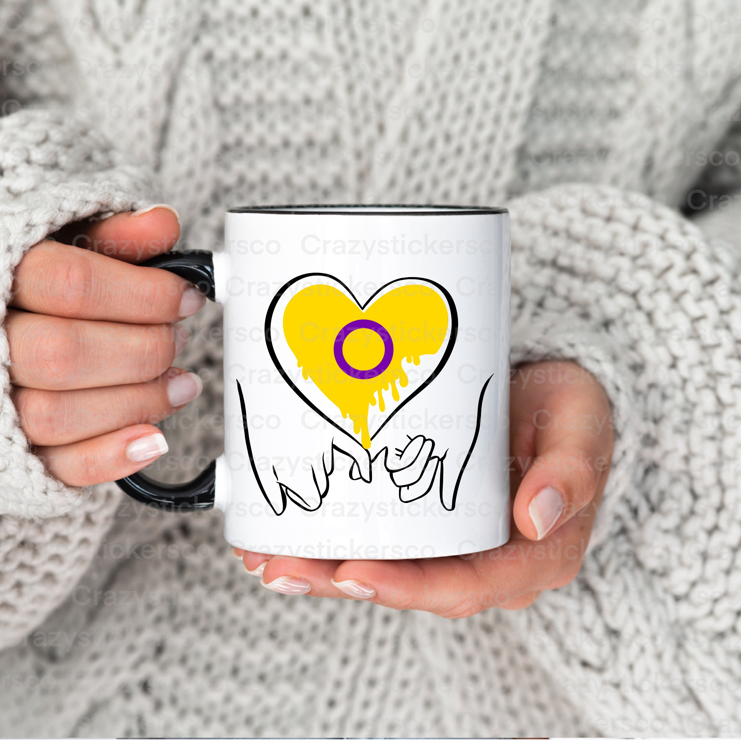 LGBTQ Intersex Pride Flag Svg , LGBTQ PNG , Intersex Pride Flag Cut ...