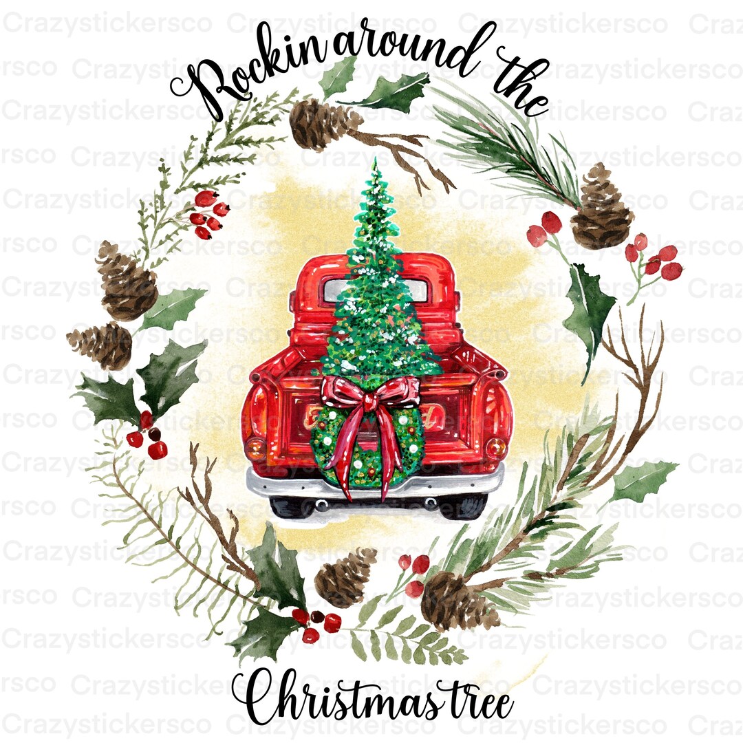 Christmas Tree Sublimation PNG Image , Rockin the Christmas Tree PNG ...