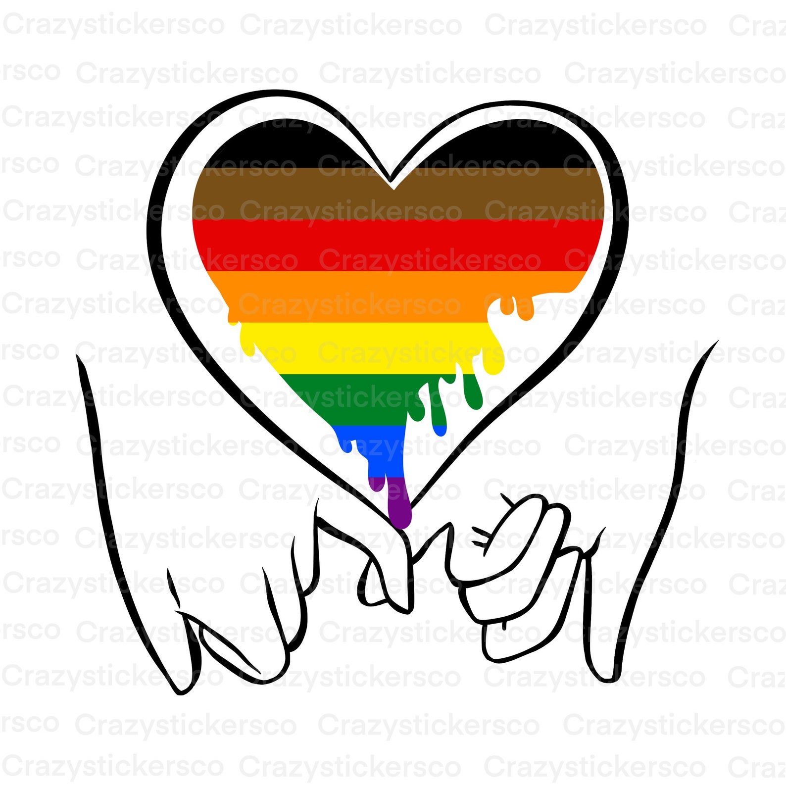 LGBTQ Pride Flag Svg , LGBTQ PNG , Philadelfia Pride Flag Cut File ...