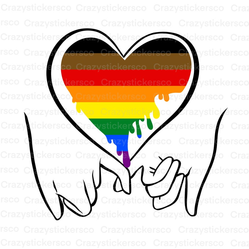 LGBTQ Pride Flag Svg , LGBTQ PNG , Philadelfia Pride Flag Cut File ...