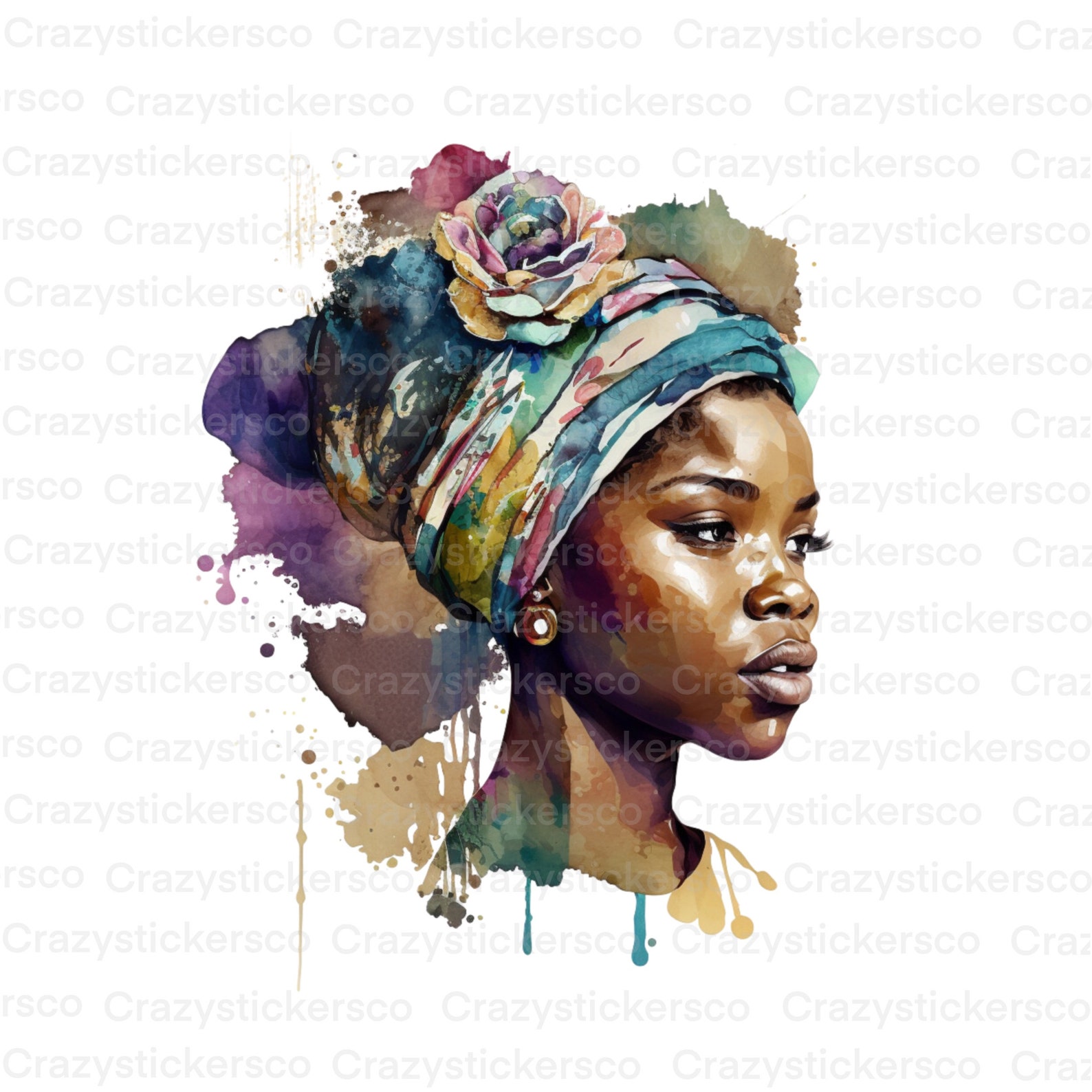 Afro Black Girl PNG , Black Girl Magic PNG , African Diva Png ...