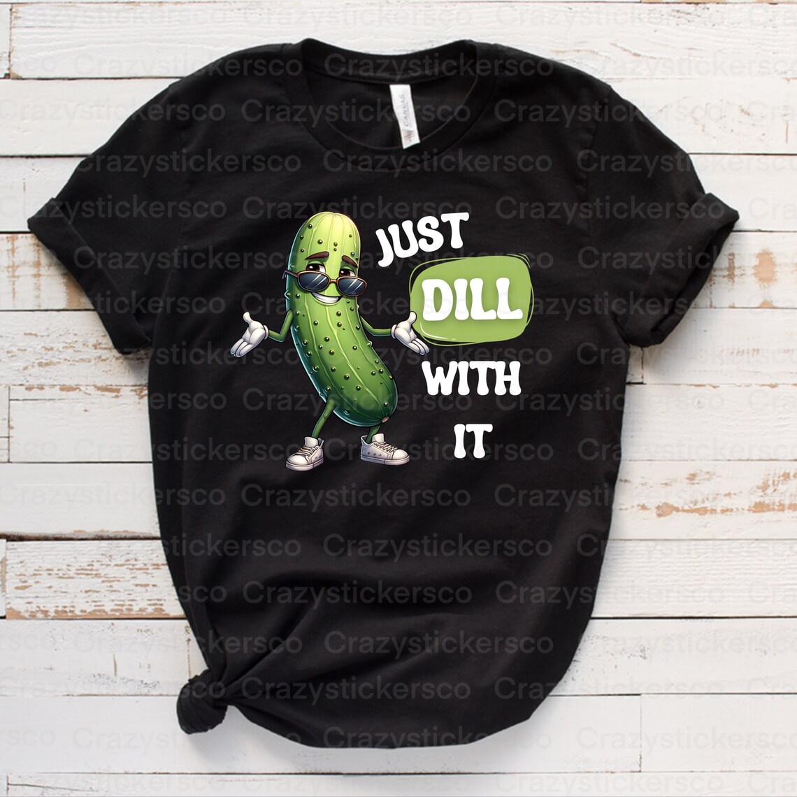 Just Dill With It Pickle PNG , Funny Pickle Sublimation Commercial File ...
