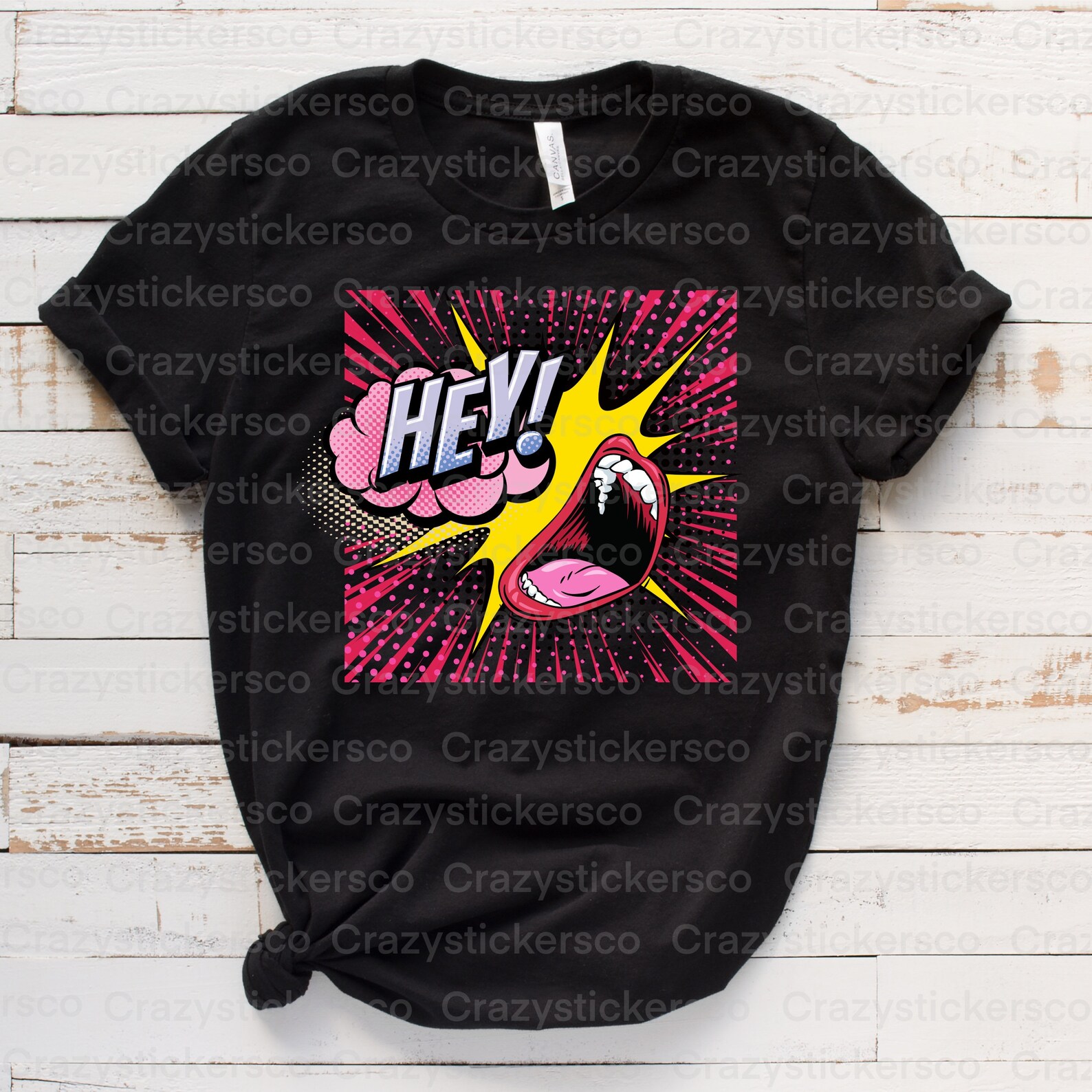 Pop Art Hey Lips File PNG , Digital Download , Pop Art Sublimation ...