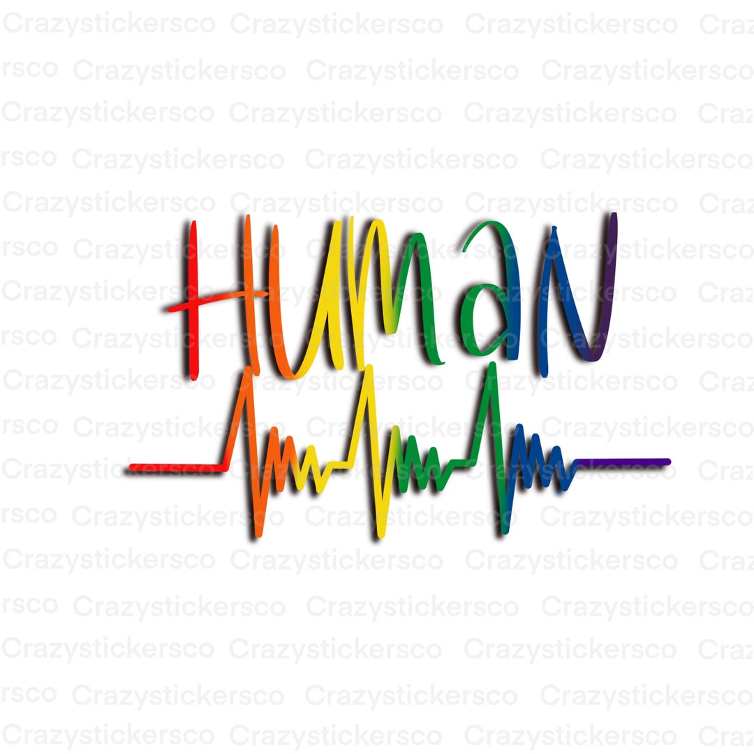 LGBTQ Human Heartbeat PNG , Lgbtq PNG , Equality Sublimation Design ...