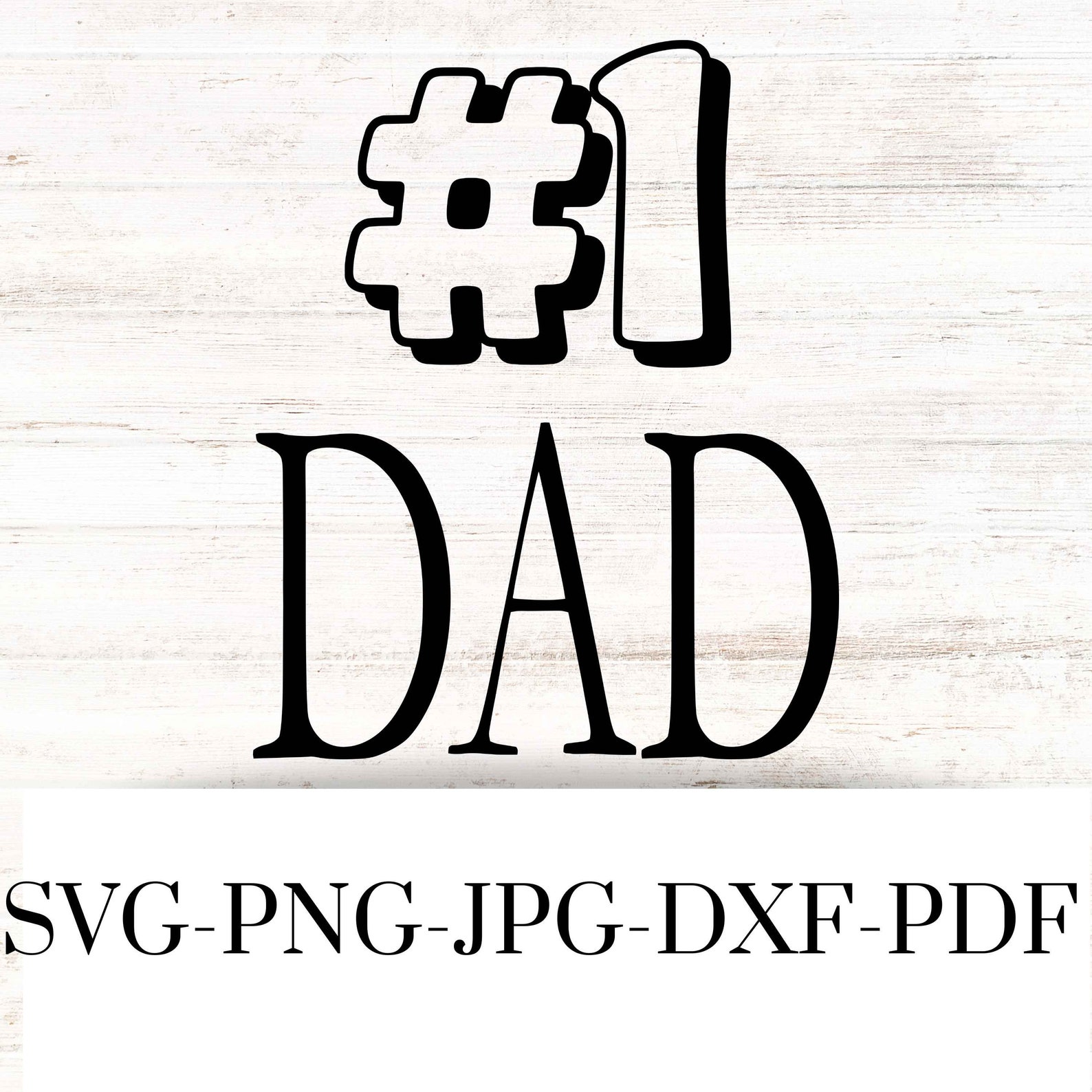 Number 1 Dad SVG Number One Dad PNG Graphic Dad Graphic - Etsy