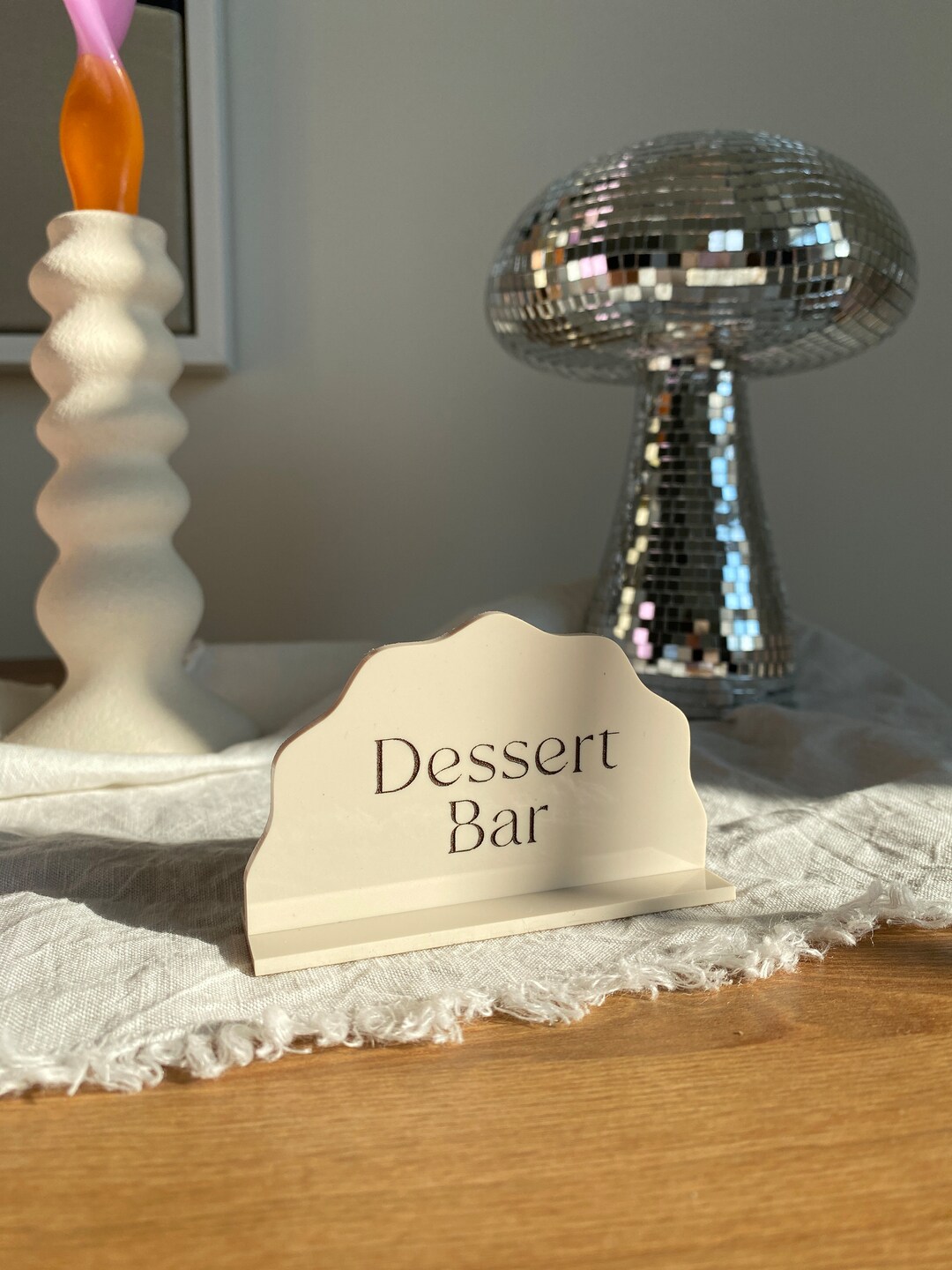 Acrylic Food Name Sign - Food Label - Wedding Buffet Sign - Etsy