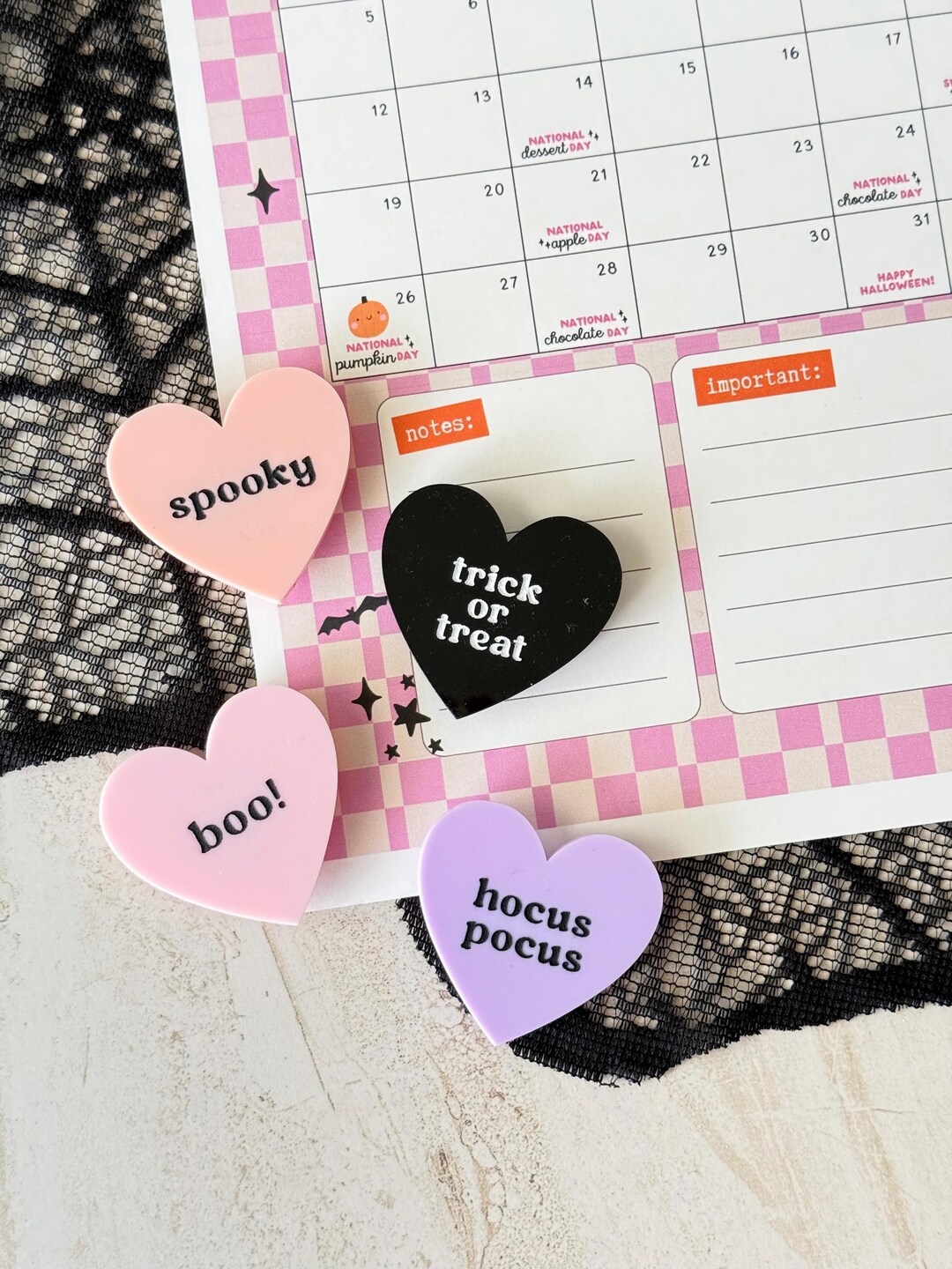 Halloween Acrylic Magnets - Halloween Magnets - Halloween Frige Decor ...