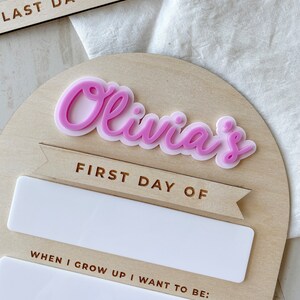 First and Last Day of School Sign - First Day of School Sign - Last Day ...