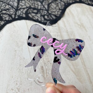 Halloween Tumbler Name Plate - Halloween Bow Name Plate - Halloween ...
