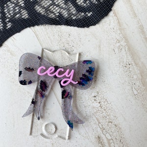 Halloween Tumbler Name Plate - Halloween Bow Name Plate - Halloween ...