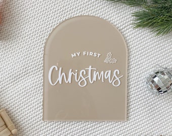 First Christmas Sign - Etsy