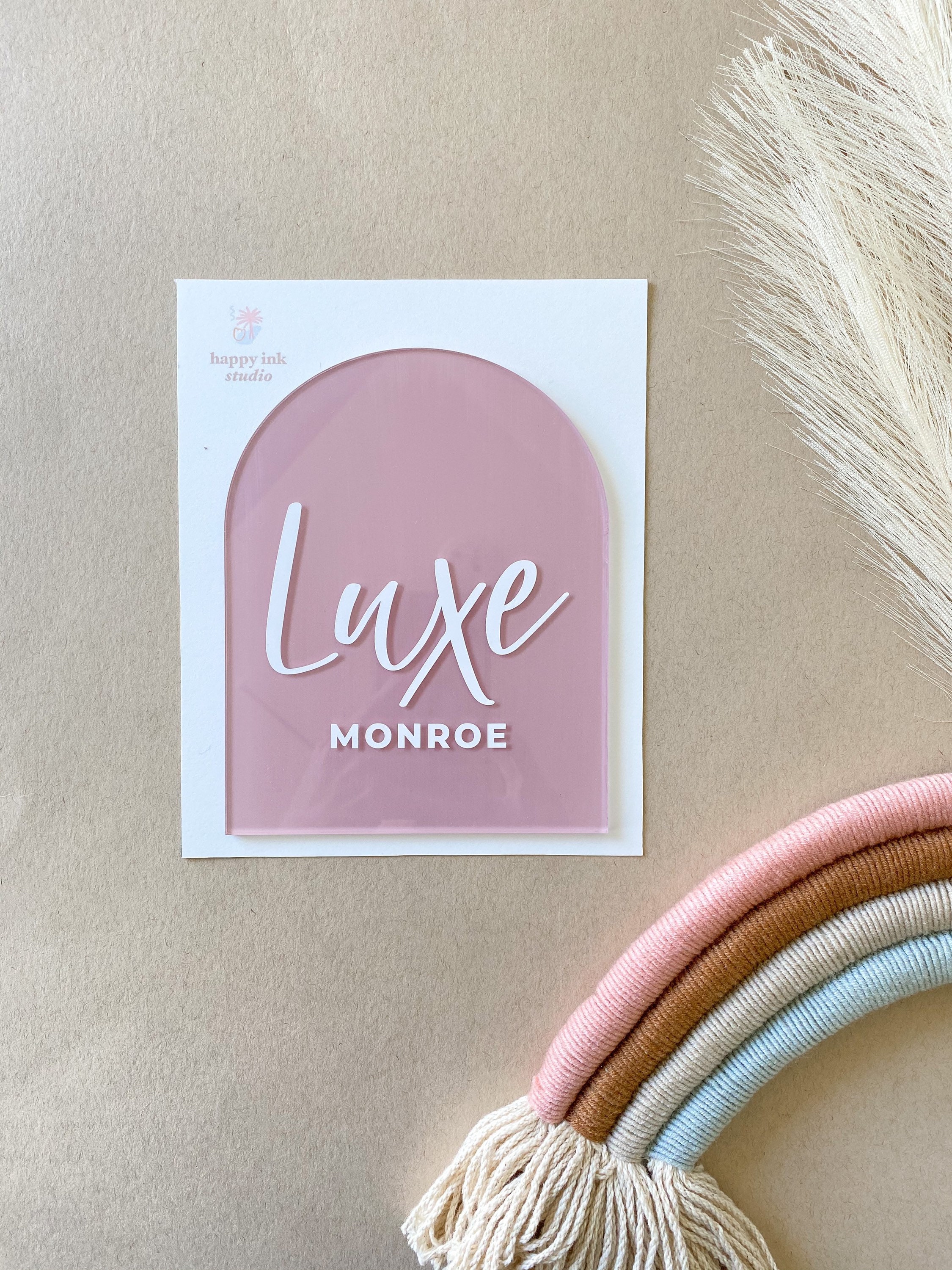 Birth Announcement Sign Arch Name Sign Baby Announcement | Etsy