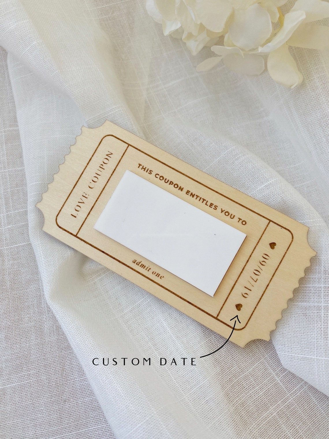 Dry Erase Love Coupon - Love Ticket - Love Coupon - Valentines Day Gift ...