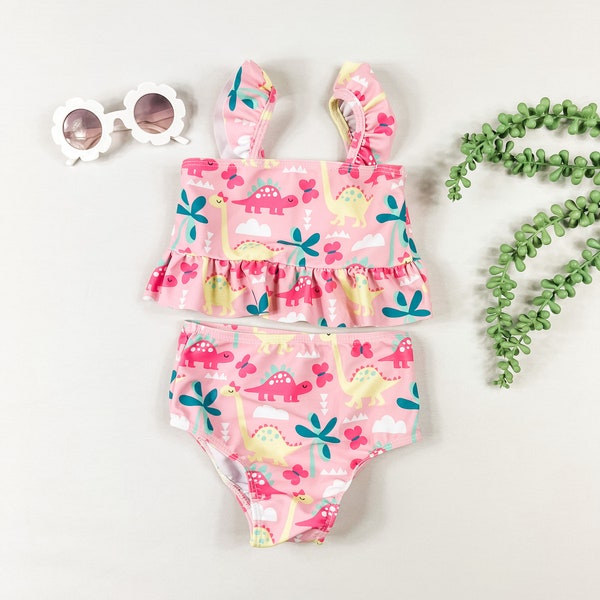 Pink Toddler Swimsuit - Etsy