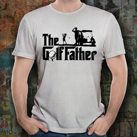 The Golf Father T-shirt Custom Golffather Design on White or - Etsy