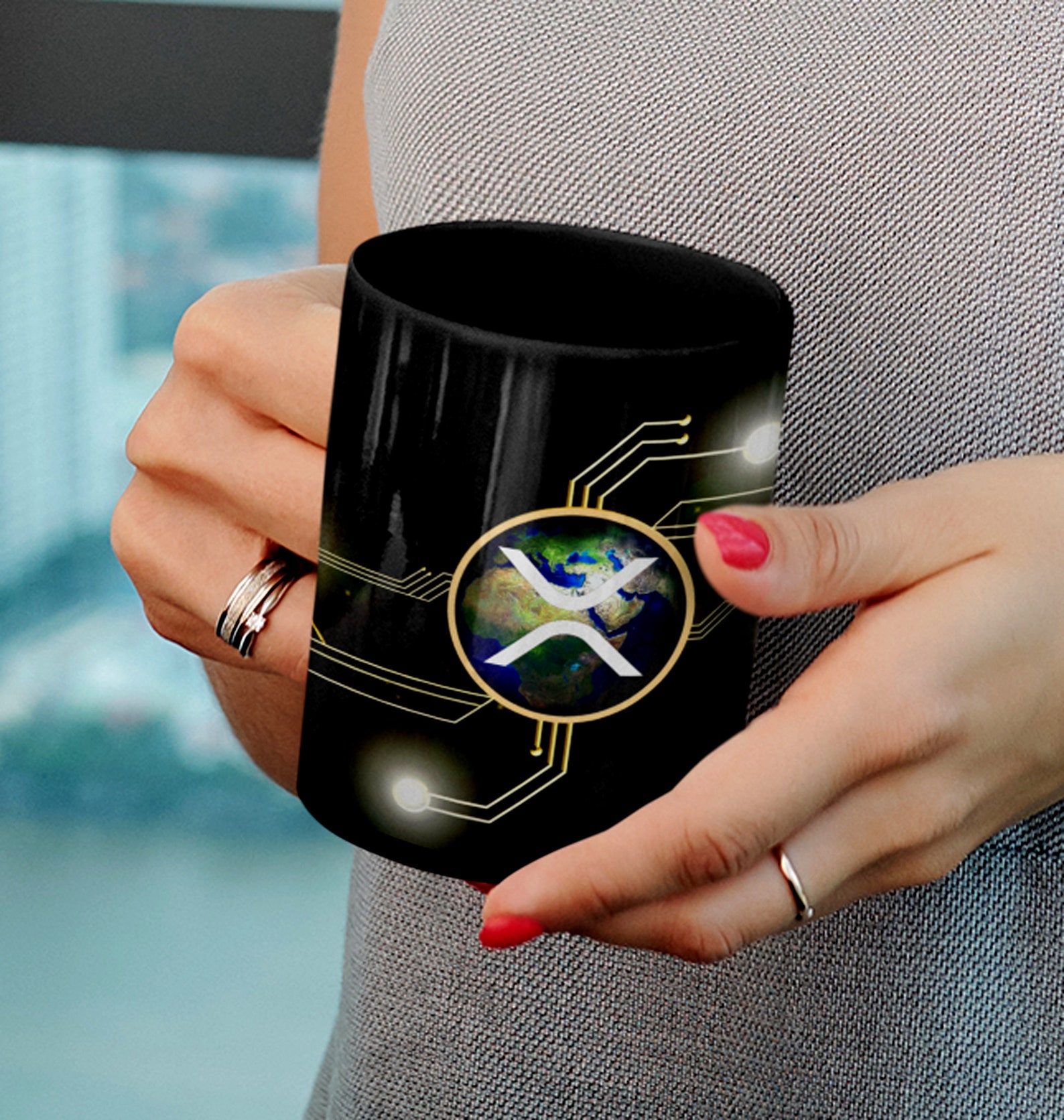Global XRP Network Cryptocurrency Mug Full Wrap Custom Crypto - Etsy