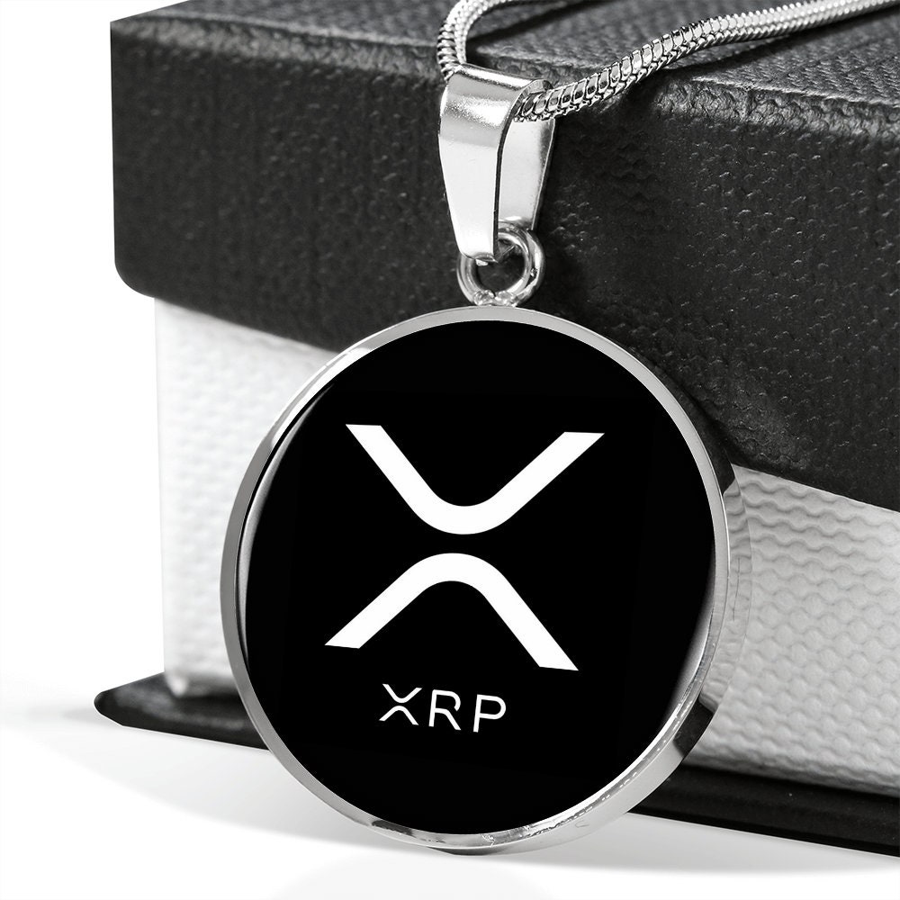 XRP Cryptocurrency Necklace: Stainless Steel or 18k Gold Pendant - Etsy