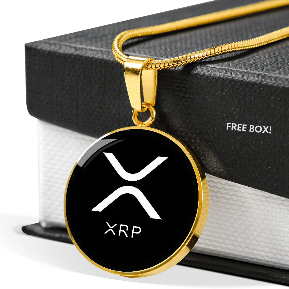 XRP Cryptocurrency Necklace: Stainless Steel or 18k Gold Pendant - Etsy
