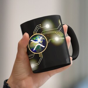 Global XRP Network Cryptocurrency Mug, Full Wrap Custom Crypto Design ...