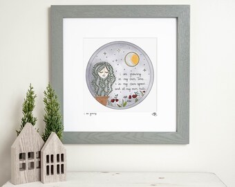 I Am Growing Print - Etsy