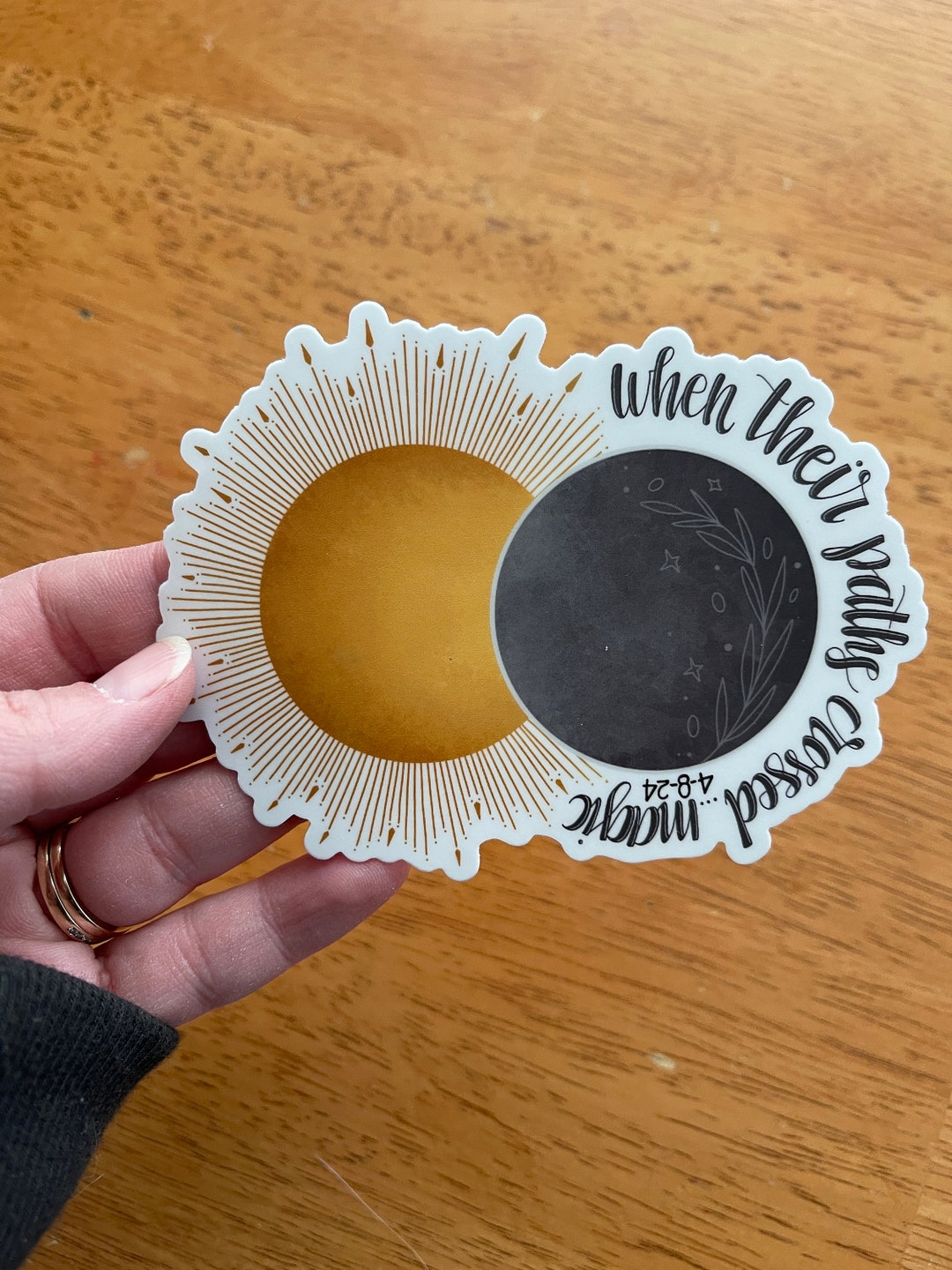 Eclipse Sticker - When Their Paths Crossed…magic 4.5x3.25” Vinyl ...