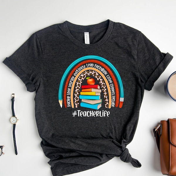 Teach Love Inspire Lead Motivate Connect Svg - Etsy