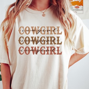 Cowgirl Shirt, Cowgirl T-shirt, Country Girl Shirt, Western Shirt for Women, Howdy Shirt ...