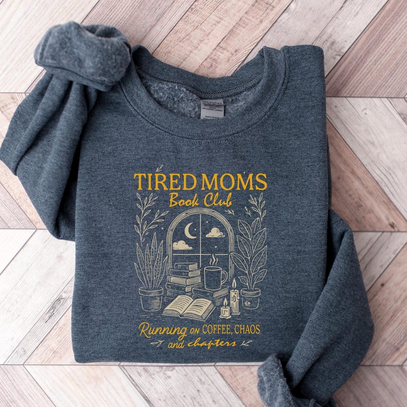 Moms Book Club Sweatshirt - Etsy