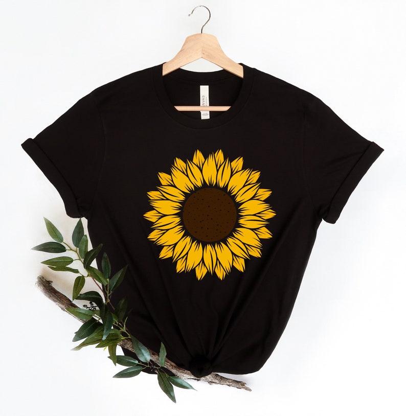 Sunflower Shirt Sunflower Tee Sunflower Tshirt Floral - Etsy