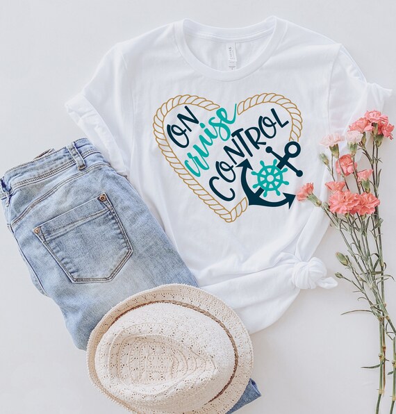 On Cruise Control Shirt Cruise Shirts Cruise Tees Family | Etsy