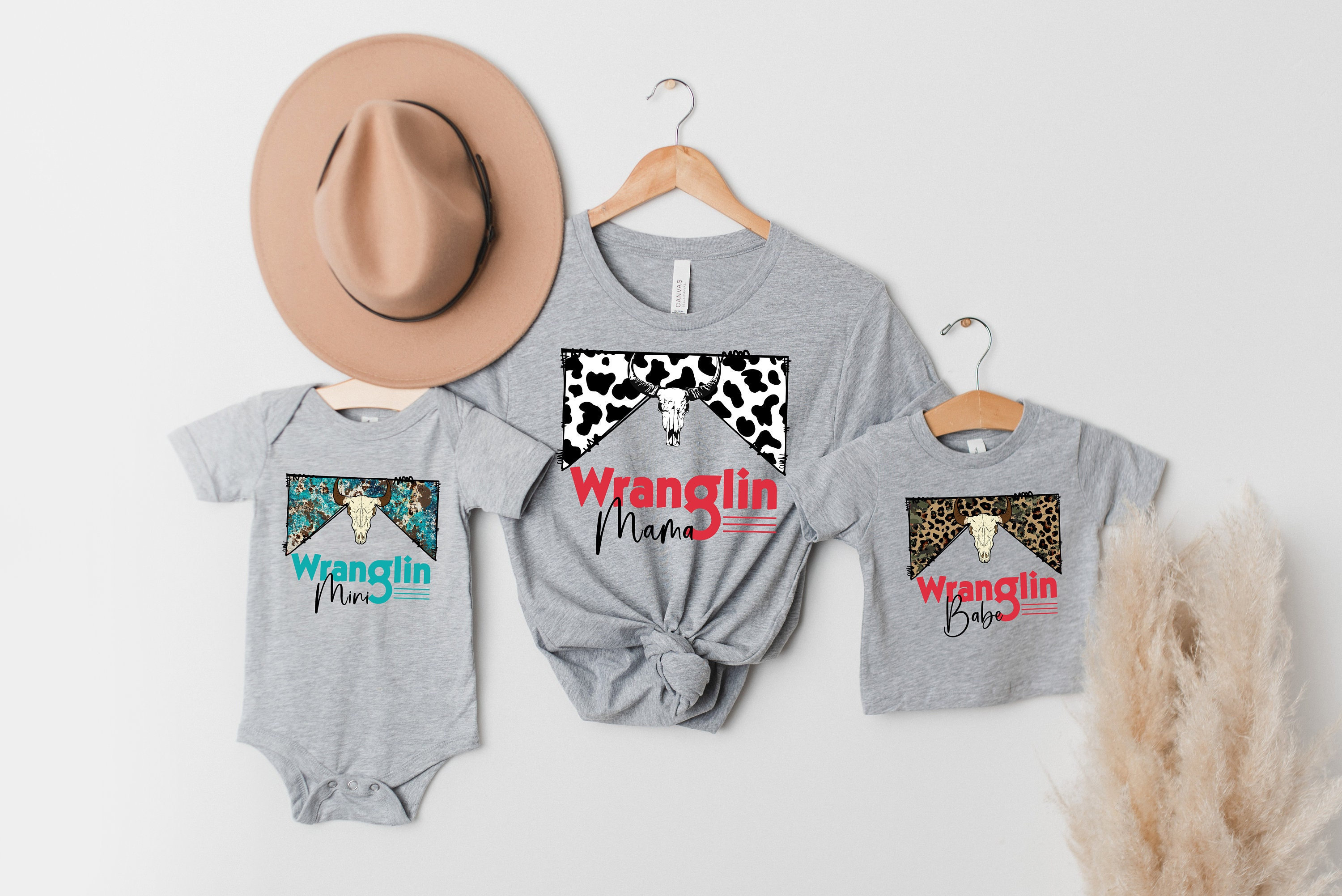 Wranglin Mama Mini Babe Shirt Mommy and Me Shirts Western - Etsy