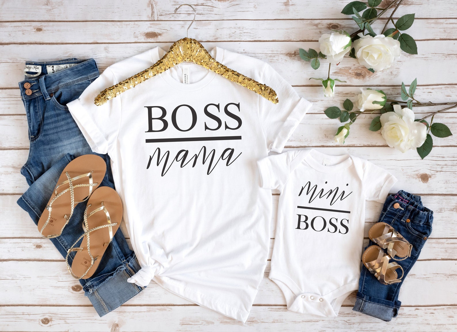 Boss Mama Mini Boss Shirt Mom Shirt Mama Mini Shirt Boss | Etsy