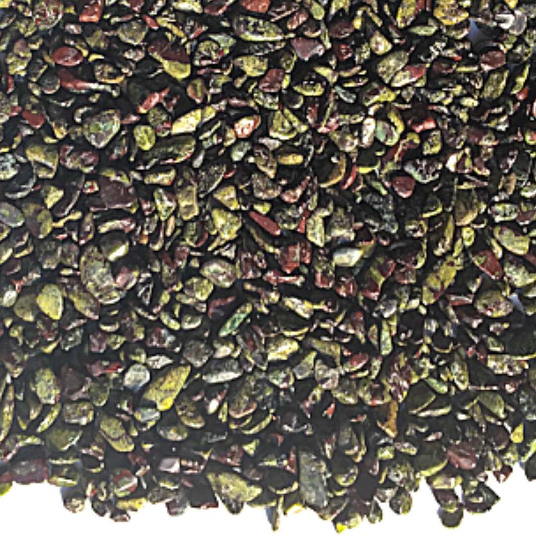 DRAGON BLOODSTONE HELIOTROPE Chips 5-7mm 1, 2, 4, 8 Oz Gemstone Chips ...