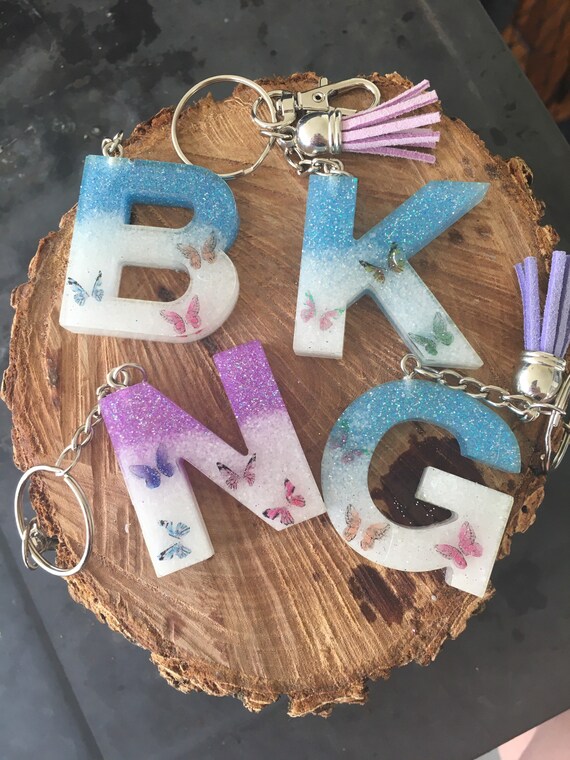 Handmade butterfly keychains | Etsy