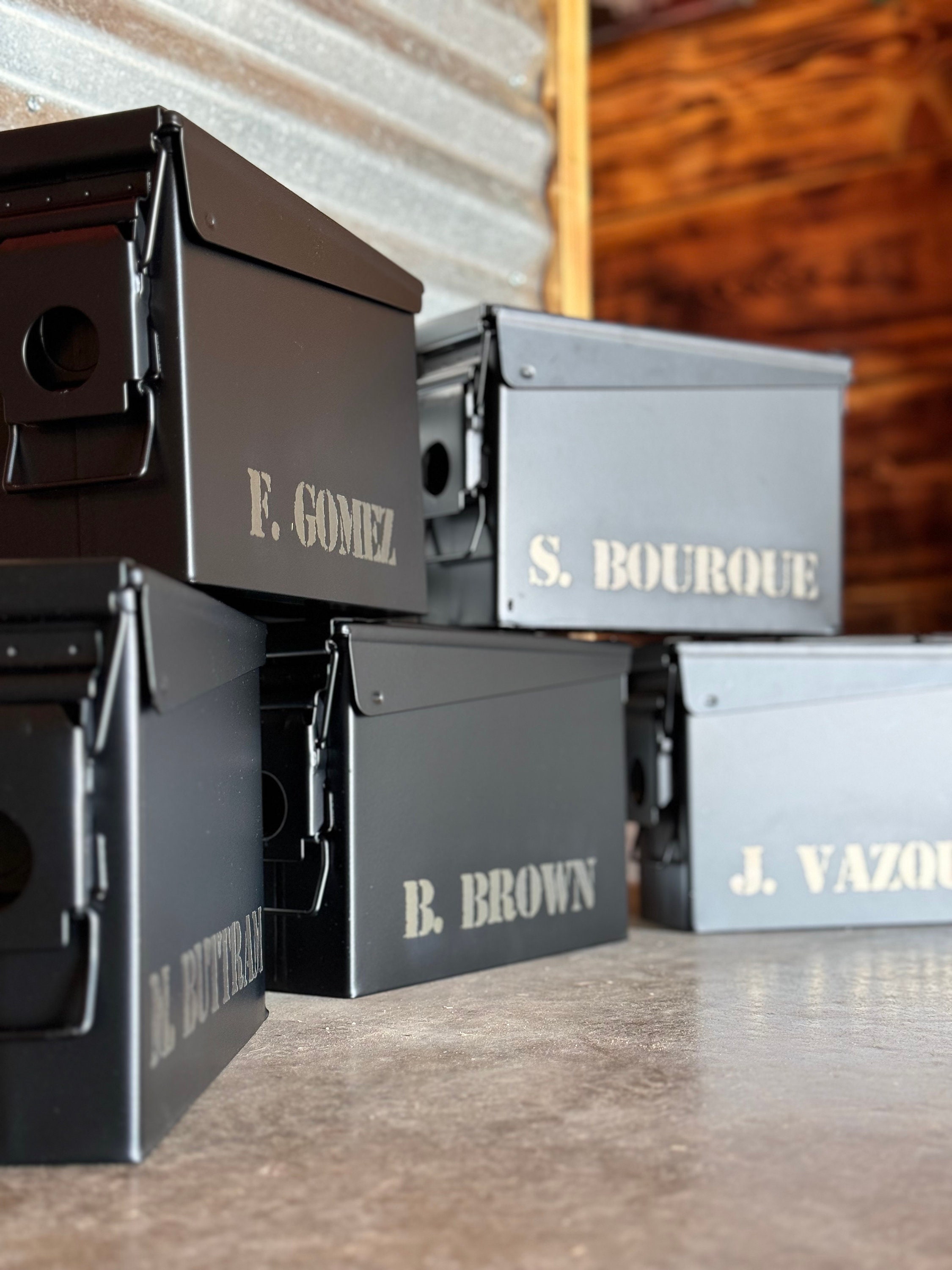 Custom Engraved Ammo Can 50 Cal. , Ammo Gift, Laser Engraved Ammo Can ...