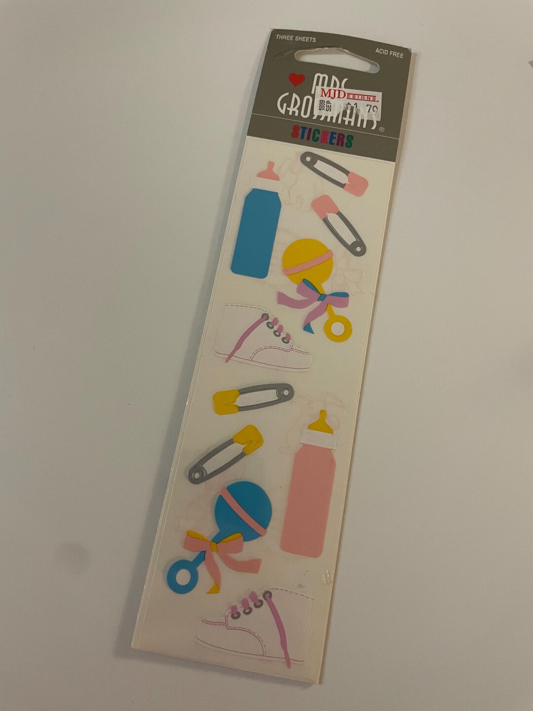 Mrs Grossman Sticker Pack - Baby Theme - Etsy