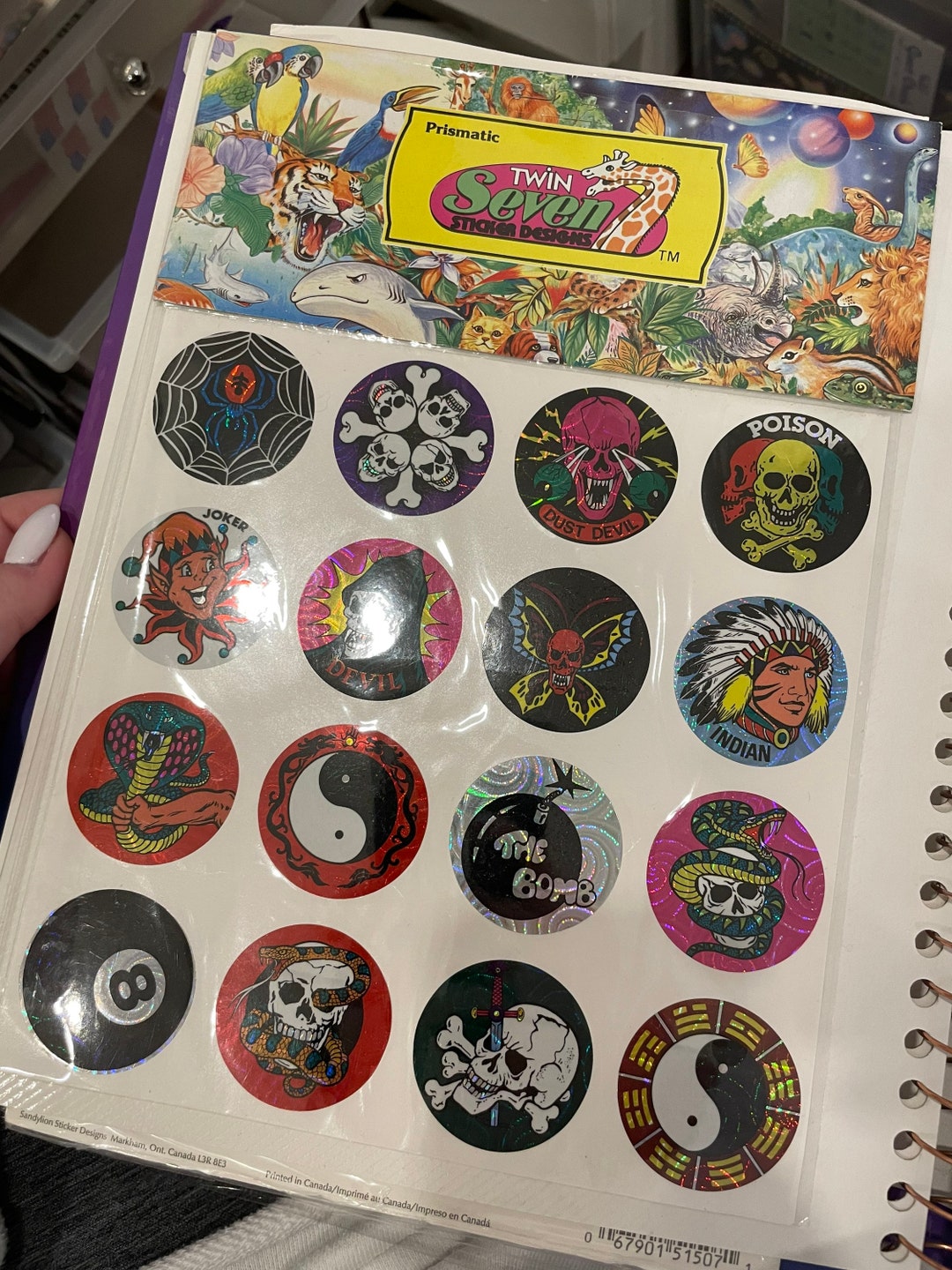 Vintage Twin Seven Stickers - Rare - Sealed - Etsy