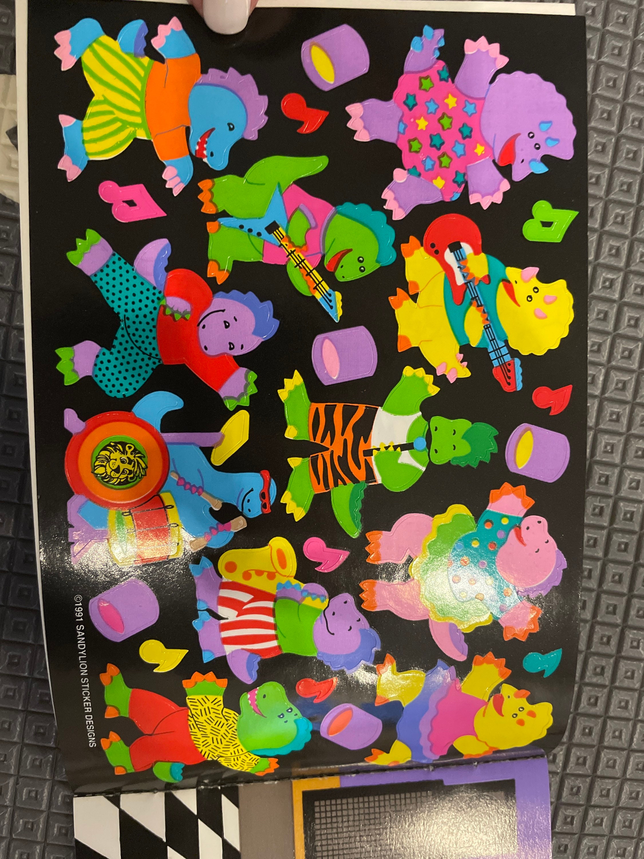 Vintage Sandylion Sticker Album (brand New With All Stickers) Musical ...