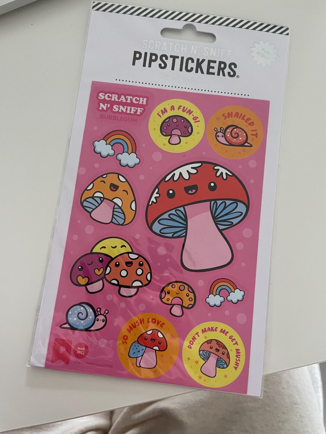 Sealed Pipsticks Sticker Pack - Bubblegum Scratch and Sniff - Etsy