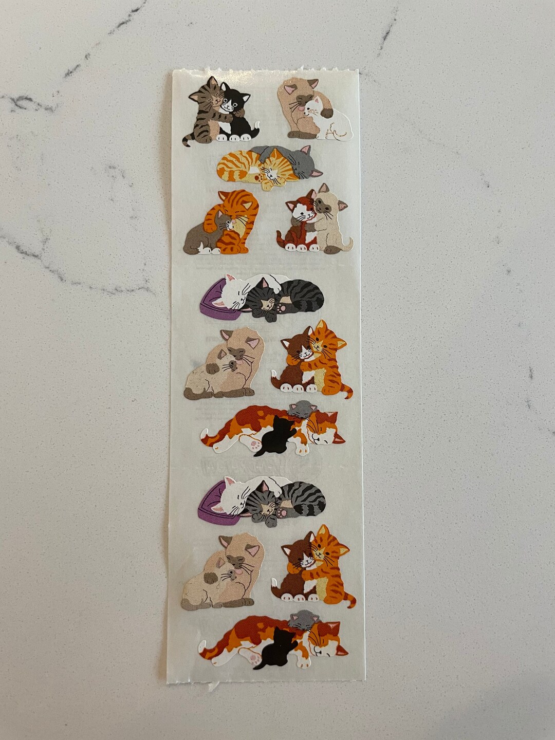 Vintage Sandylion Stickers - Kromekote Cats - Mod or Strip - Etsy