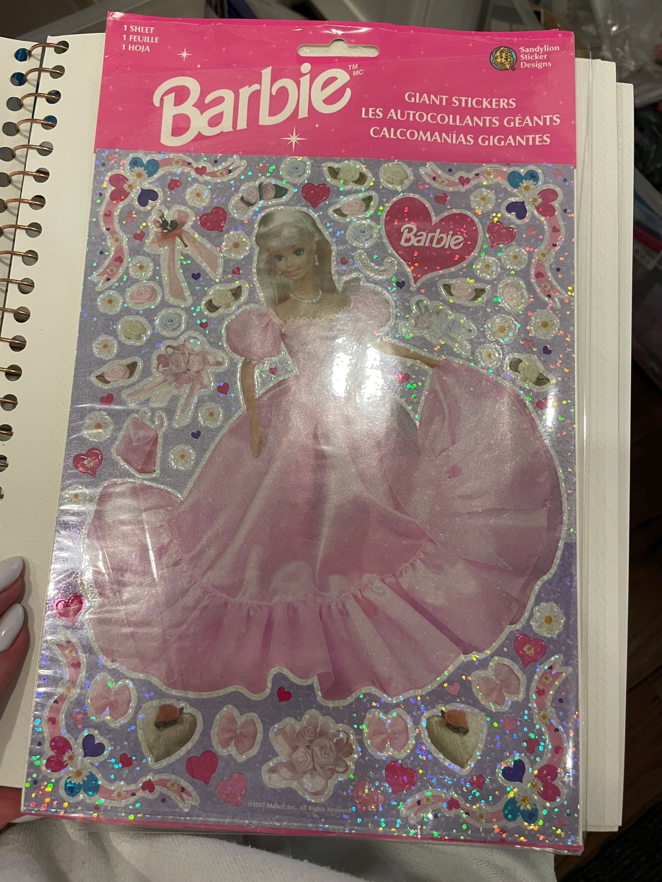 Vintage Sandylion Jumbo Barbie Sticker Sheet as Shown - Etsy Canada