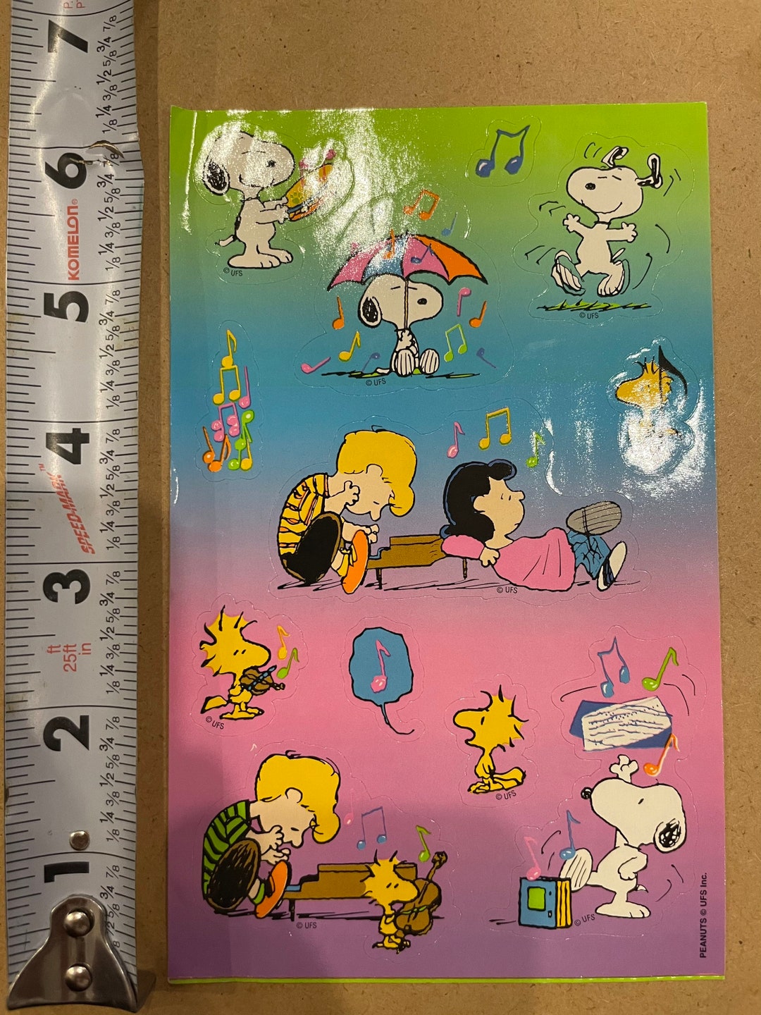 Vintage Snoopy Peanuts Sticker Sheet - Etsy
