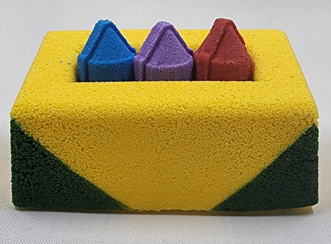 Crayon Box Bath Bombs With Crayon Bath Bomb Scented in Sweet Pea Back ...