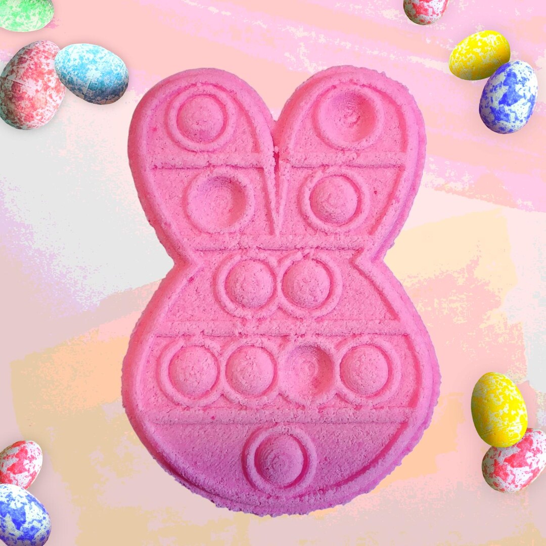 Easter Bunny Popit Bath Bombs,easter Bath Bomb,easter Gift,kids Easter ...