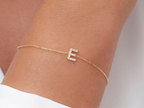 Letter Bracelet Couples Bracelet Letter Initial Bracelet | Etsy