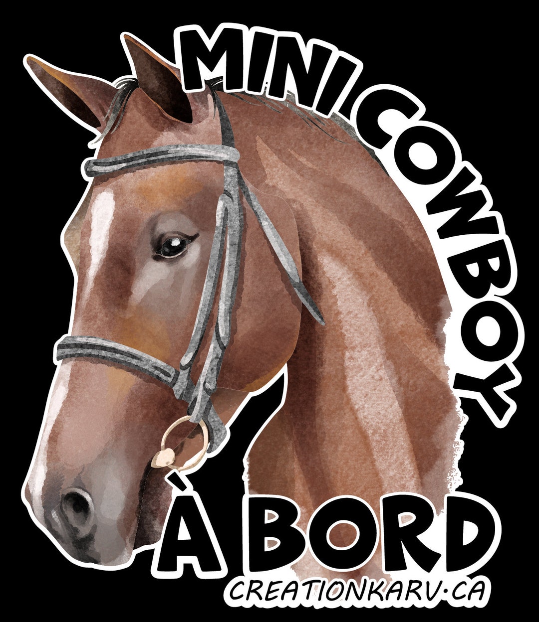MINI COWBOY ON BOARD - Etsy