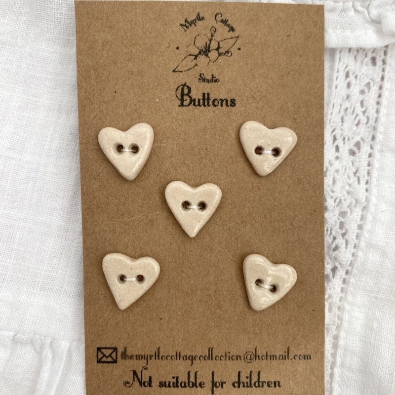 Stoneware Buttons - Etsy